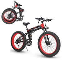 China 1000W 13AH E-Bike Lithium Battery SMLRO S11 26x4.0 inch Fat Tire Folding E-Bike Electric Bike Drop Shipping Available for sale