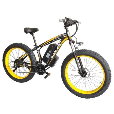 China Drop Ship 500W Motor 13AH Lithium Battery Electric Bike SMLRO XDC600 26x4.0 inch Fat Tire E-Bike for sale