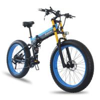 China 6061Alu Fat Tyre Electric Folding Bike , 13Ah 1000 Watt Folding Electric Bike for sale