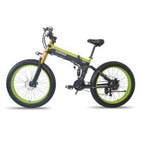 China 48V Fat Tire Folding Electric Bike , 30-50km/H Folding Electric Fat Bike for sale