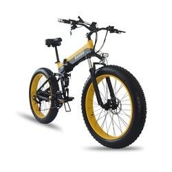 China Shimano Gear Fat Tire Electric Bike Folding 70km Pedal Assist Mode 26