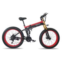 China 6061Alu 26 Inch Fat Tire Electric Bike , 13Ah Mid Drive Fat Tire Electric Bike for sale