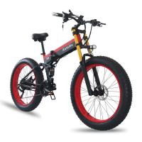 China 6061Alu 26 Inch Fat Tire Electric Bike , 13Ah Mid Drive Fat Tire Electric Bike for sale