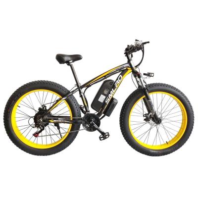 China 1000W Motor 13AH Lithium Battery Electric Bike SMLRO XDC600 26x4.0 inch Fat Tire E-Bike for sale