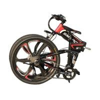 China 0.5KW 26 Inch Folding Electric Bike With Shimano Gear Multifunctional for sale