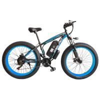 China 150KG Loading 26 Inch Fat Tire Electric Bike , Ebike Fat Bike 100KM Endurance for sale