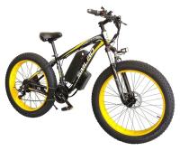 China 150KG Loading 26 Inch Fat Tire Electric Bike , Ebike Fat Bike 100KM Endurance for sale