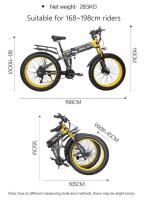 China 48v Folding Electric Mountain Bike EMTB OEM Available 30-50km/H for sale