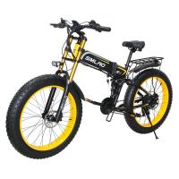 China 1000w Fat Tire Folding Electric Bike Fold Up With 60-70Nm Torque for sale