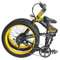 China 1000w Fat Tire Folding Electric Bike Fold Up With 60-70Nm Torque for sale