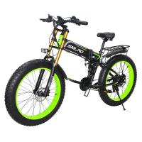 China 1000w Fat Tire Folding Electric Bike Fold Up With 60-70Nm Torque for sale