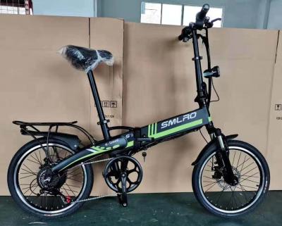 China 750w 20 Inch Wheel Electric Bikes 7speed Geared With 14AH Hidden Battery for sale