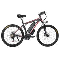 China LCD Display 26 Electric Mountain Bike , Samsung Battery Smlro C6 48v 13ah 1000w for sale