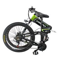 China 6061 Alu Frame 26 Inch Electric Folding Bike 48V Brushless Geared for sale