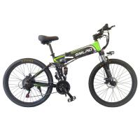 China 6061 Alu Frame 26 Inch Electric Folding Bike 48V Brushless Geared for sale