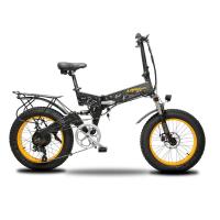 China 13AH 20 Inch Electric Fat Bike , Lankeleisi Folding Bike With Alloy Fork for sale