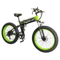 China 1000 Watt  Fat Tire Folding Electric Bike S11 SMLRO 4.0in Width 150kg for sale