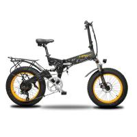 China 48V 20 Inch Fat Tire Folding Electric Bike Shimano Gear 6061 Alu 35-40km for sale