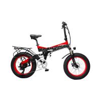 China 1000W 20 Inch Fat Tire Folding Electric Bike , ODM Electric Folding Bike 20 Inch for sale