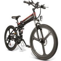 China Samebike 26 Inch Folding Electric Bike LO26 With 10.4Ah Lithium Battery for sale