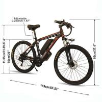 China Disc Brake 26 Inch Electric Mountain Bike 48v 1000w smlro c6 for sale