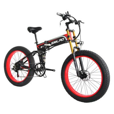 China 7 Speed Fat Tire Foldable Electric Bike S11F Battery Powered Mountain Bike for sale