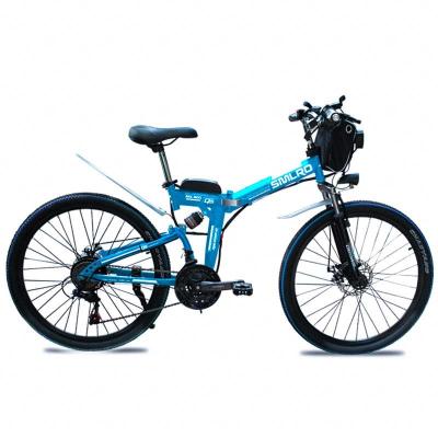 China IPS6 Waterproof 24 Inch Folding Electric Bike , 13AH Full Suspension E Bike for sale
