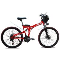 China 21Speed 24 Inch Folding Electric Bike IP54 Waterproof With 19mm Rims for sale