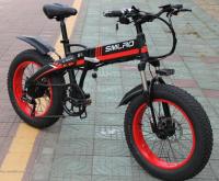 China 7 Speed 20 Inch Fat Tire Folding Electric Bike With 10.4Ah Lithium Battery for sale