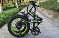 China 7 Speed 20 Inch Fat Tire Folding Electric Bike With 10.4Ah Lithium Battery for sale