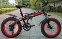 China Smlro 20 Inch Fat Tire Folding Electric Bike 48V 8m/S With Integrated Battery for sale