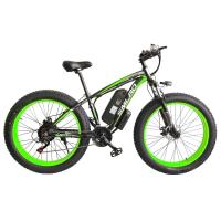China 28mph Fat Tire Electric Mountain Bike With 21speed Gear 12.5mps for sale