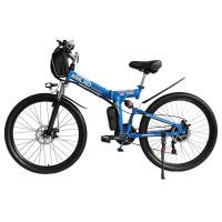 China 13Ah 26 Inch Folding Electric Bike , Smlro Electric Bike  60km Per Power for sale