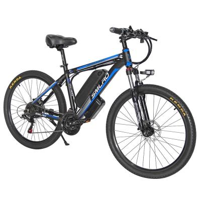 China Disc Brake 29 Inch Electric Bicycle , 13Ah Smlro C6 Electric Bike for sale