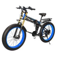China 26in Fat Tire Folding Electric Bike With 48V 14Ah 50-60 Nm Torque for sale