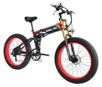China 1000w Fat Tire Folding Electric Bike SMLRO With Hydraulic Disc Brake for sale