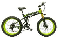 China 1kw Motor Folding Fat Tyre Electric Bike , ODM Electric Assist Mountain Bike for sale