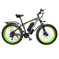 China 48V Fat Tyre Electric Bike , Electric Bike 26 Inch 80-100km Pedal Assist Mode for sale