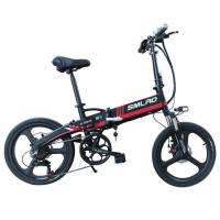 China TZ50 Rear Derailleur 20 Inch Folding Electric Bike 48V 5 Shifts Control for sale