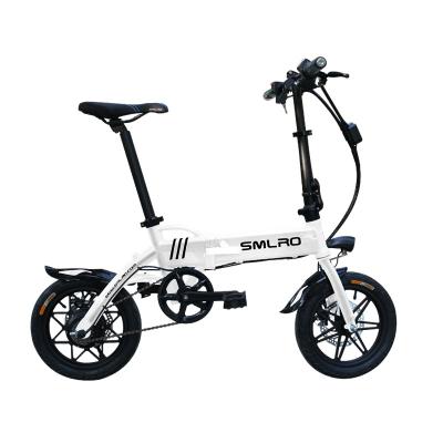 China 120KG Max Load 14 Inch Folding Electric Bike , 350W Folding Mini Electric Bike for sale