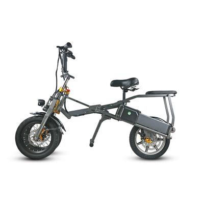 China 48V 12A 14 Inch Folding Three Wheel Electric Scooter 20-30KM/H for sale