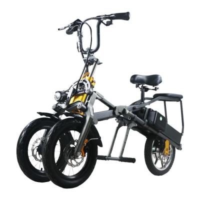 China 14*1.75 Electric Scooter Three Wheeler 35km Per Power 500w Power for sale