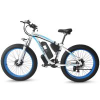 China High Power Dual Motor Fat Tire Electric Bike 60km/H Max Speed With 48V Motor for sale