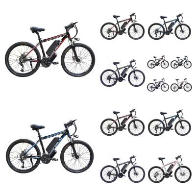 China 48V Full Suspension Electric Mountain Bike Multifuntional 6061 Alu Alloy Frame for sale