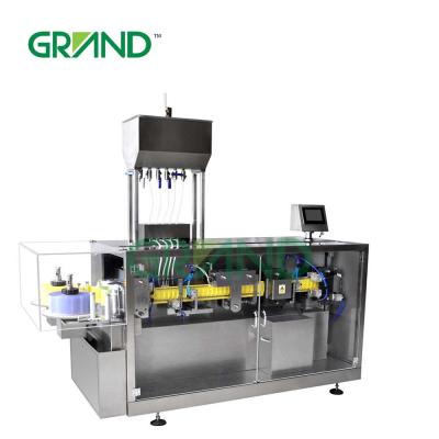 China Suspension pesticide fertilizer plastic ampoule forming filling sealing machine for sale