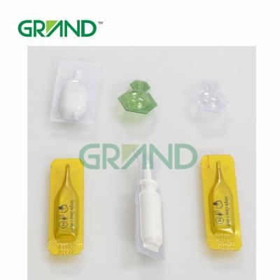 China PVC/PE material small dose bottle liquid plastic ampoule filling sealing machine for sale