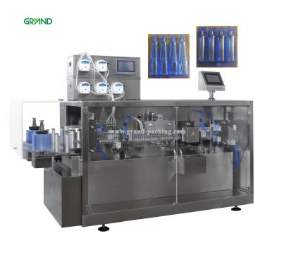 China Chemical Plastic Ampoule Filling And Sealing Machine With 5 Nozzles 2300*850*1500mm for sale