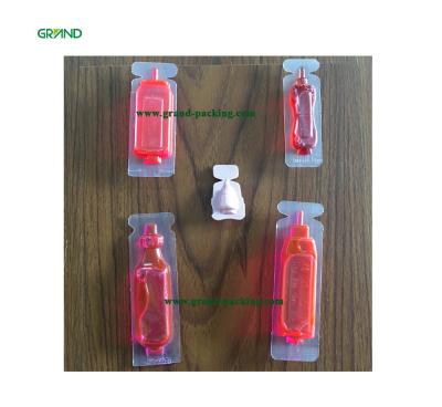 China Cosmetic Plastic Ampoule Filling And Sealing Machine GGS 118P5 Automatic Mini Bottle for sale