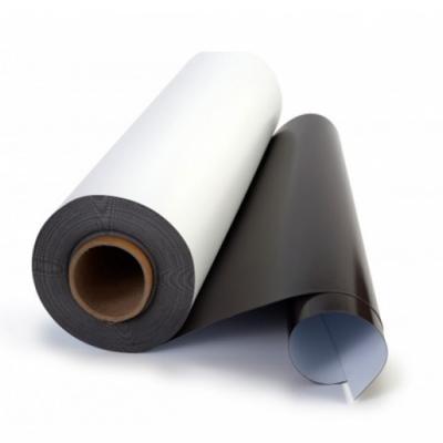 China Adhesive Magnetic Car Stickers Roll Material Solvent Printing for sale