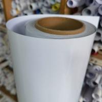 China Printable removable vinyl polymeric calendered self adhesive print material for sale